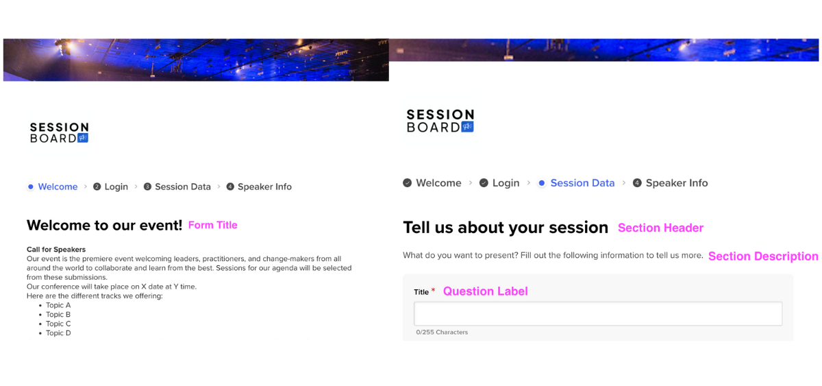 Settings - Submission Form (enabled upon request)